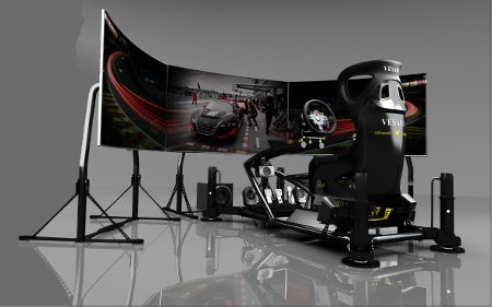 Vesaro Shows Off Amazing VR Racing Setup With World’s First 65” Triple ...